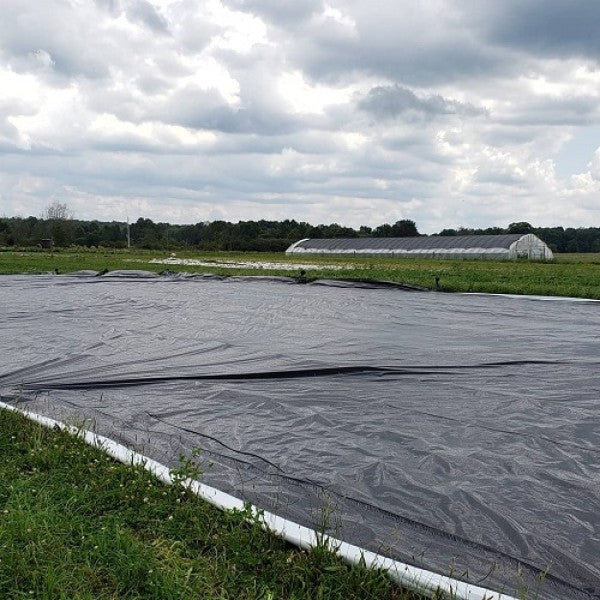 Silage Tarp Heavy Duty 8 mil String Reinforced Black/White - Choose Yo ...